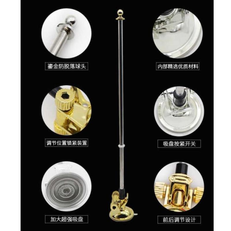 Car flag flag logo premium flagpole kit Buy cheaply on Joom