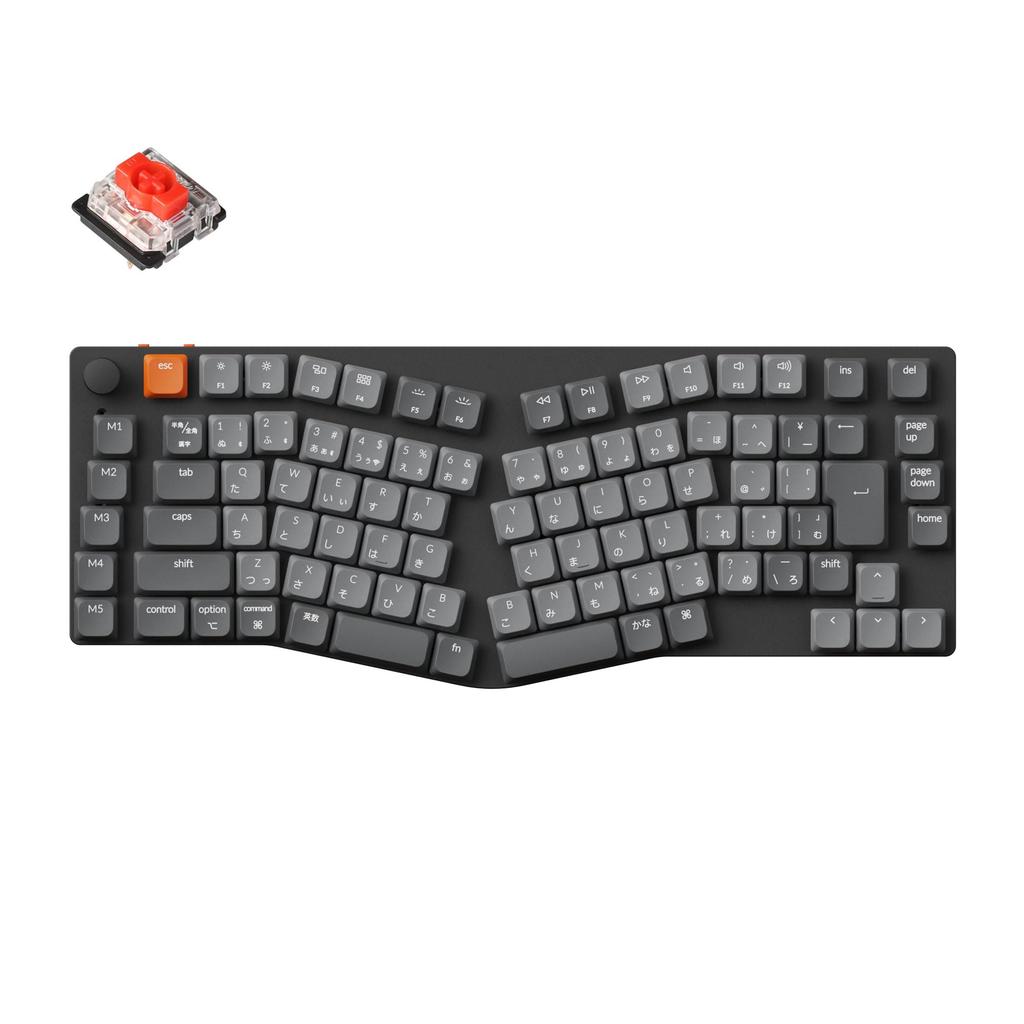 Keychron K15 Max Alice layout QMK wireless custom mechanical JIS White ...