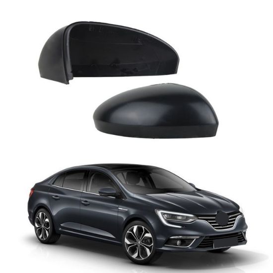 Крышка бокового зеркала правая, черная для Renault Megane IV Mk4 2016 ...