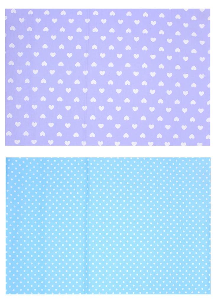 Miwaki Elementary Set of Name Tag Polka Blue S Салфетки, Ткань, Дети ...