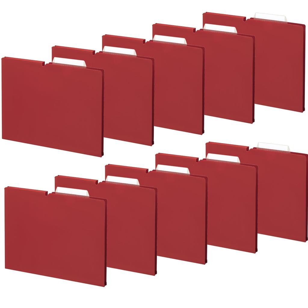 KOKUYO File Individual Folder NEOS A4 15mm binding 10 books Carmine Red ...
