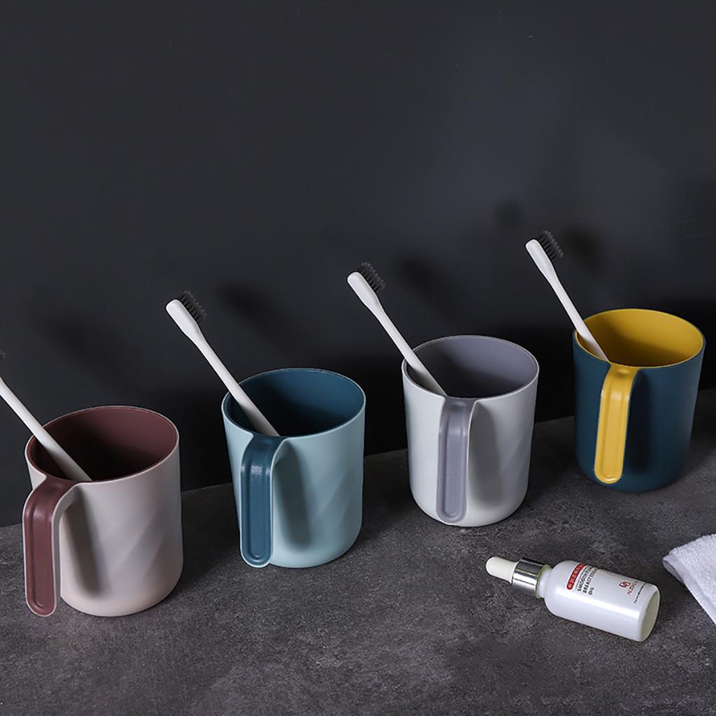 LR Bathroom Toothbrush Toothpaste Holder Drinking Wash Gargle Cup ...