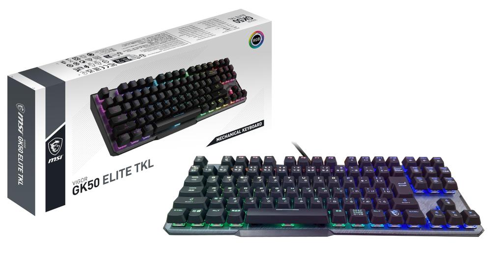 MSI VIGOR GK50 ELITE TKL KAILH BOX WHITE Gaming Keyboard Kaihl Box ...