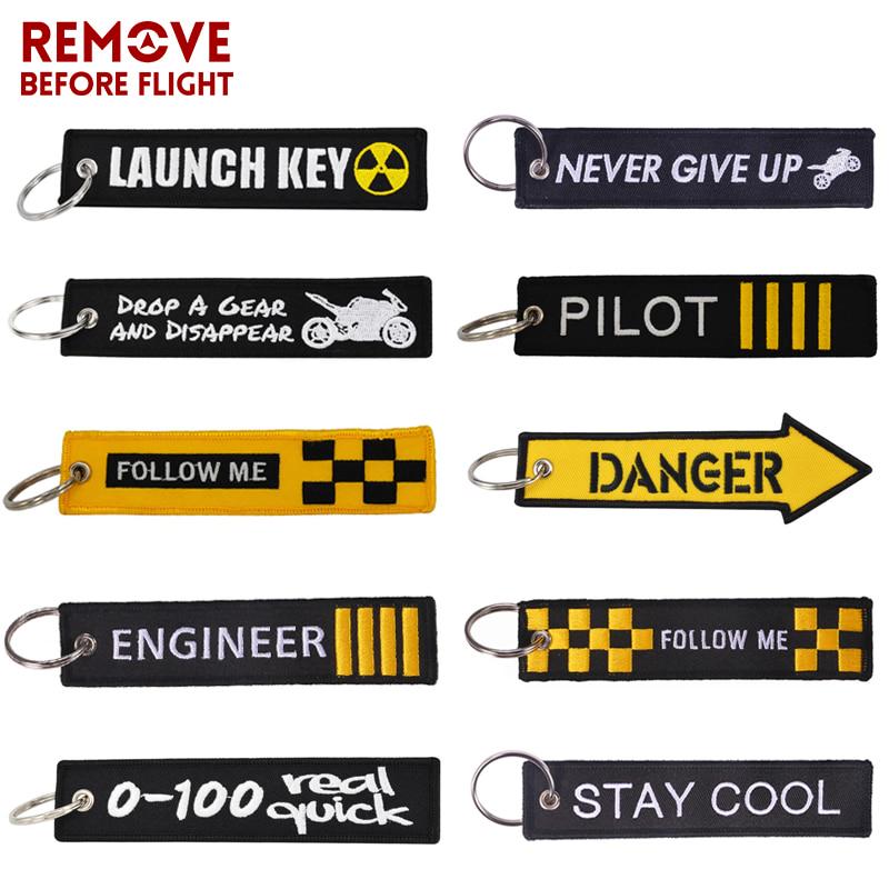 Buy REMOVE BEFORE FLIGHT Novelty Keychain Launch Key Chain Keychains ...