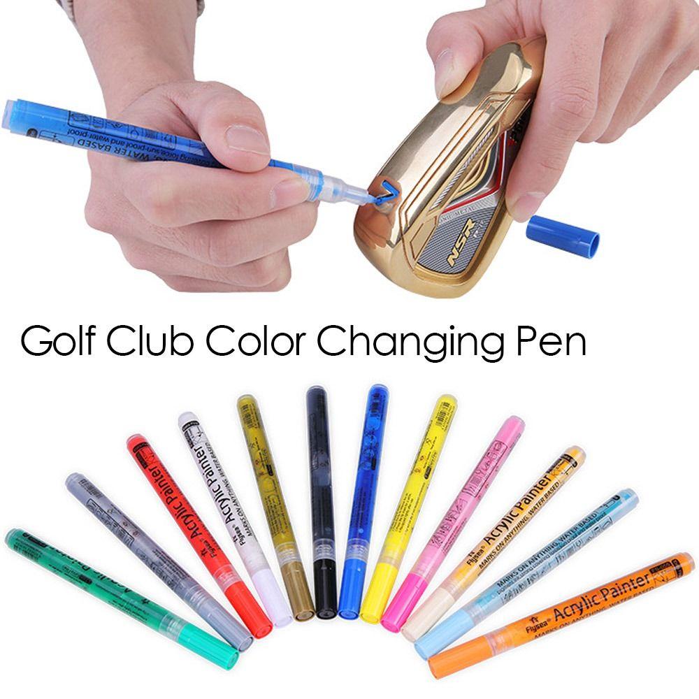 Multicolor Sunscreen Golf Accesoires Color Changing Pen Acrylic Painter ...