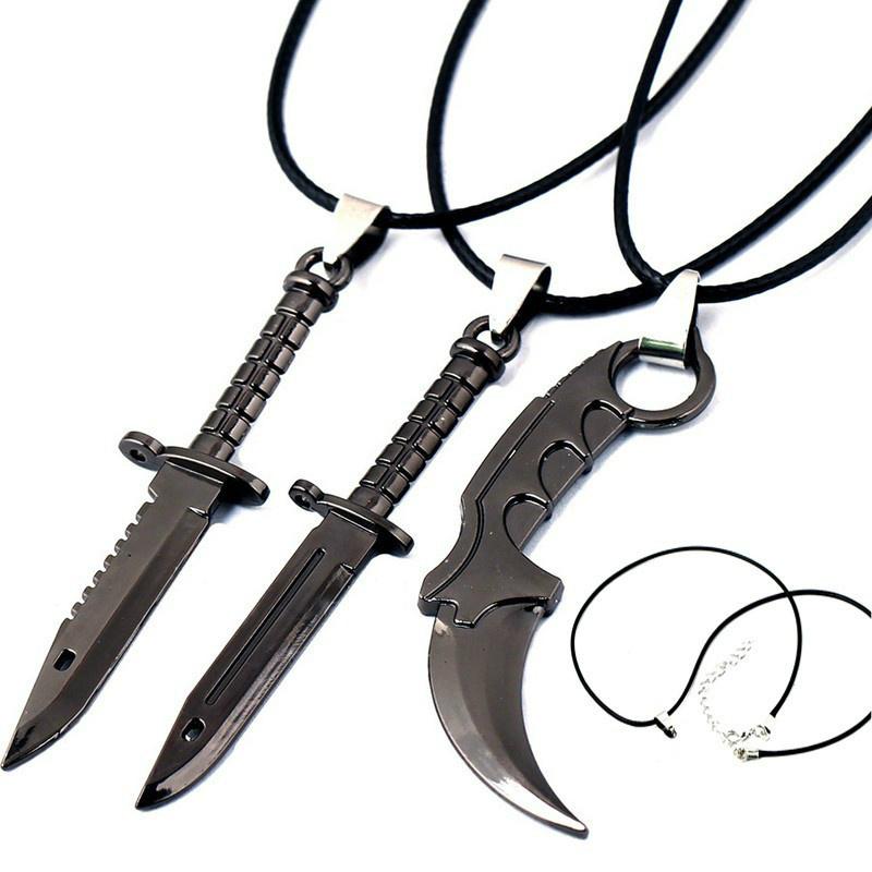 Buy Counter Strike Game Karambit Knife Claw Csgo Alloy Model Keychain ...