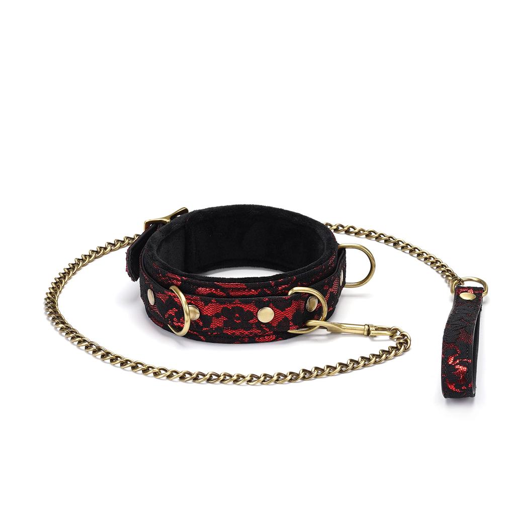 Liebe Seele Cosplay SM Goods Collar Luxury Red Lace Processing Vintage ...