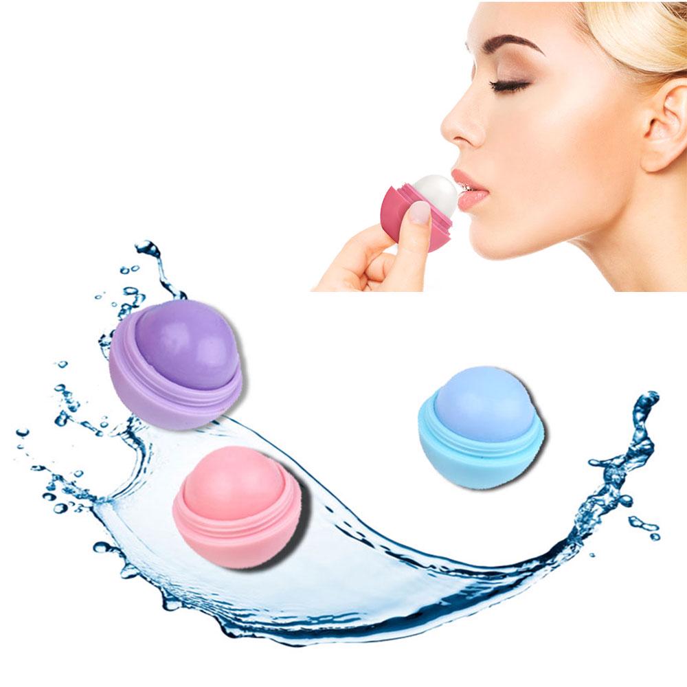 Ball Lip Balm Lipsticks Sweet Fruit Flavor Baby Lips Makeup Lipsticks ...