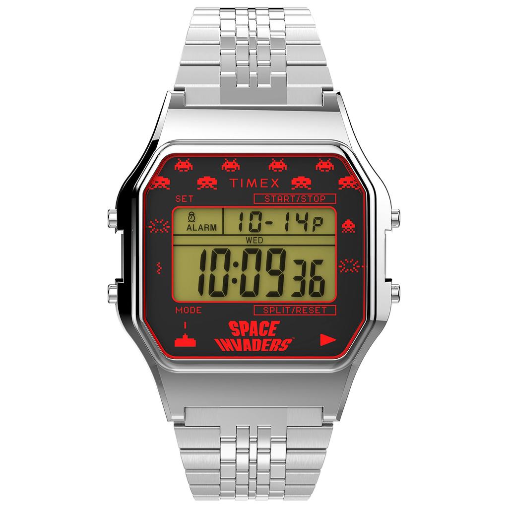 Часы Timex T80 x Space Invaders 34 мм кварцевые с ремешком из ...