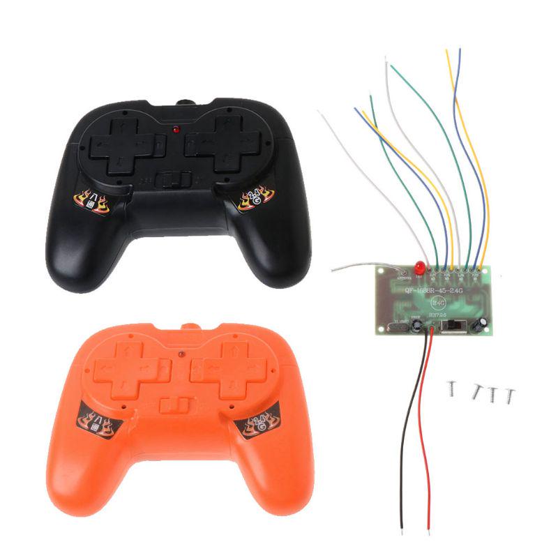2.4G 8CH Remote Control with Receiver Board DIY Toy for Boat Tank Car 4 ...