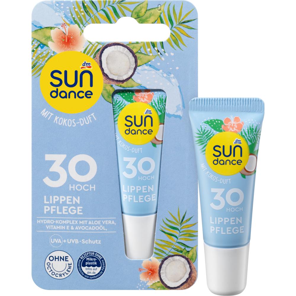 Германия DM Sundance Lip Care Tube Coconut SPF 30 10 мл Купить дешево ...