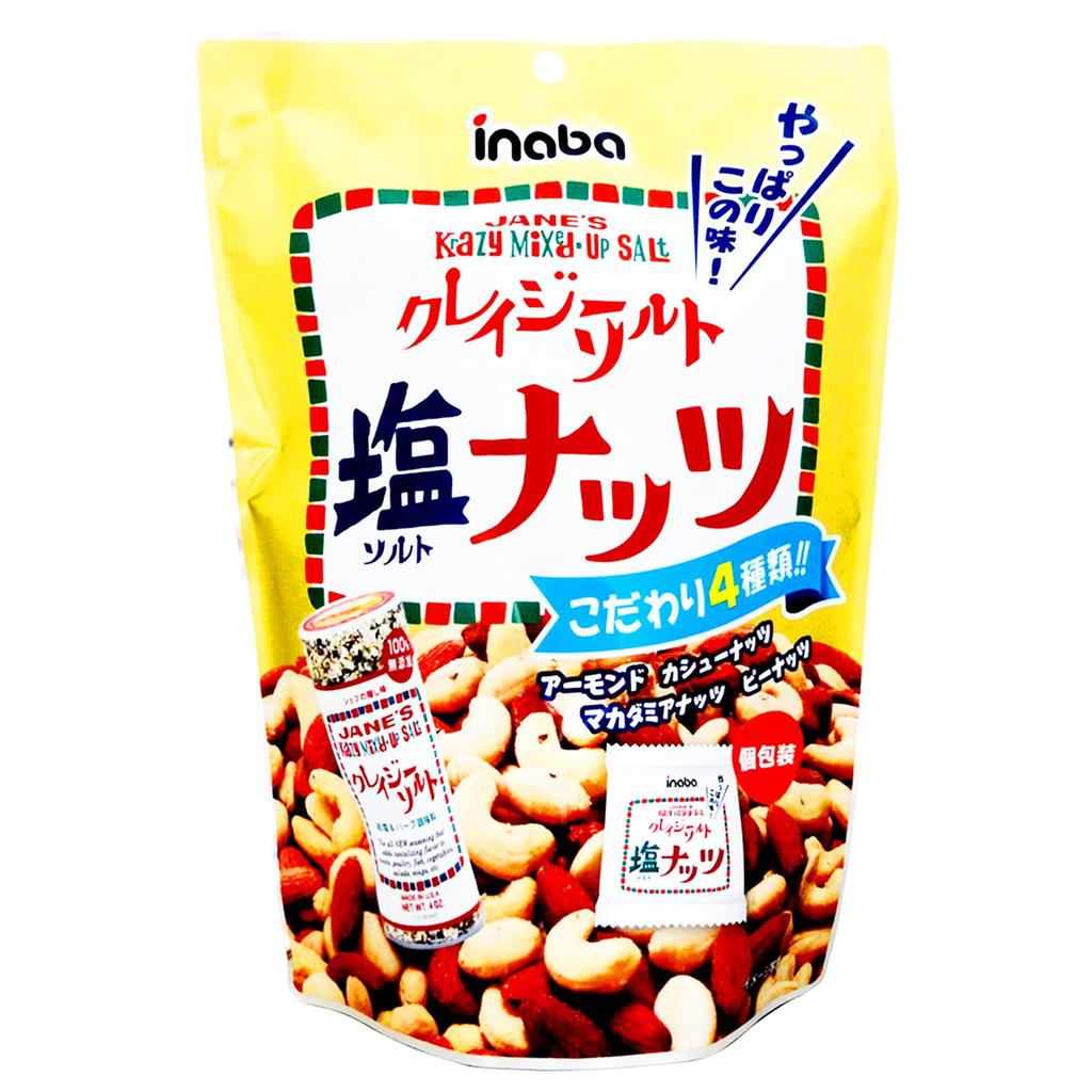 Inaba Peanut Crazy Salt Nuts 140 г x 12 пакетиков (индивидуально ...