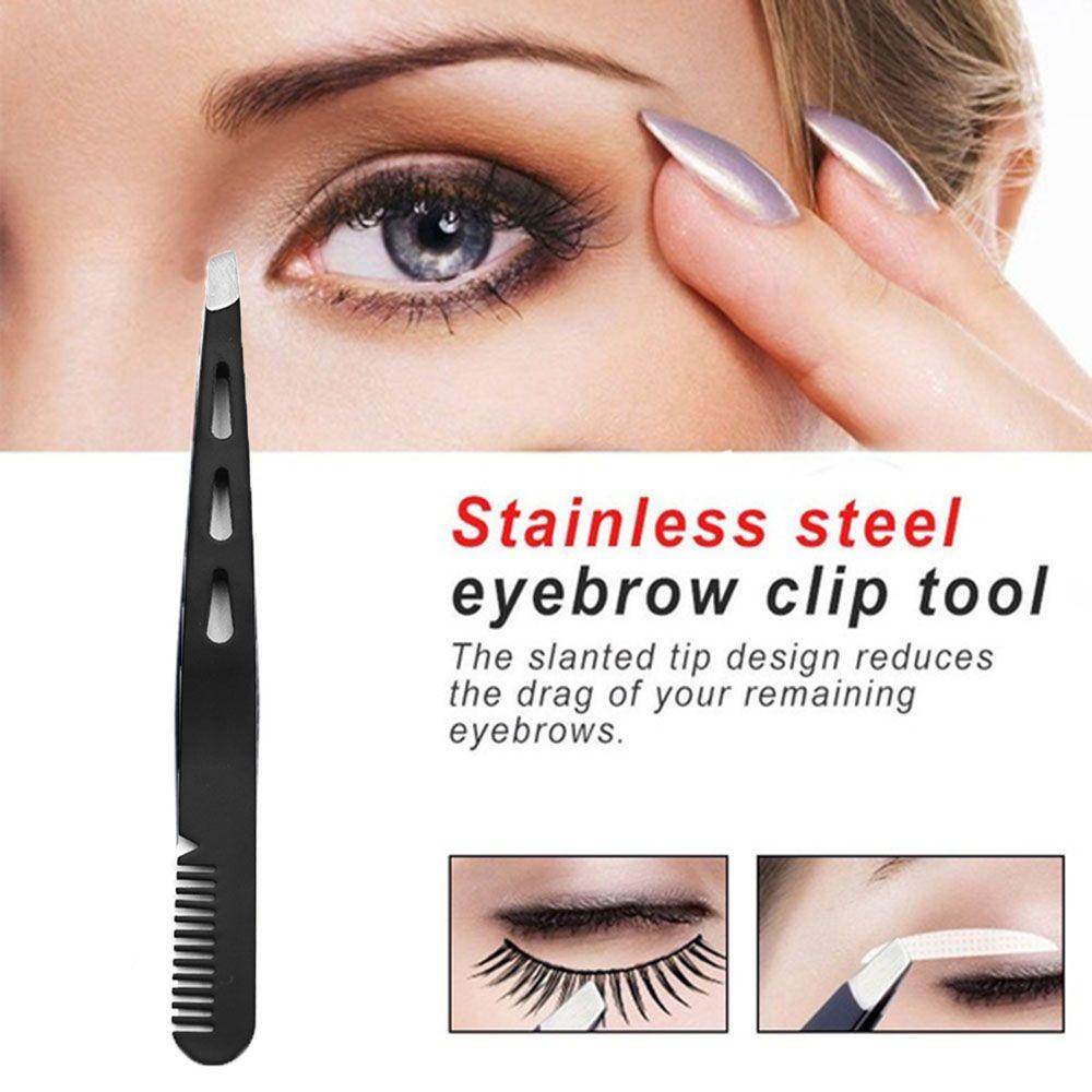 tweezers Bevel brow clip Threading Tweezers Eyebrow Tweezers Clip ...