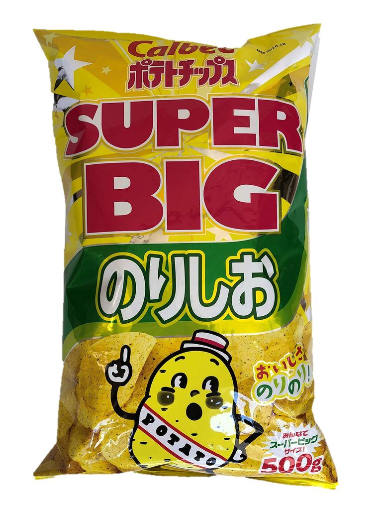 Картофельные чипсы Calbee Norishio Super Big 500 г купить недорого ...