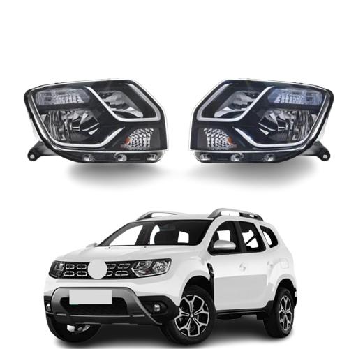 Фара правая левая 2 шт.. комплект для Renault Dacia Duster 2014-2018 ...