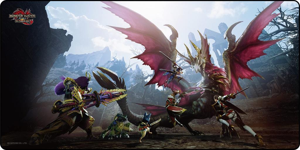 Capcom Monster Hunter Rise Sunbreak Gaming Mouse Pad B Type W800 x H400 ...
