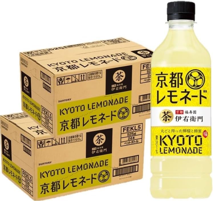 Suntory Iyemon Kyoto Lemonade hand 525ml plastic bottle x 24 bottles x ...
