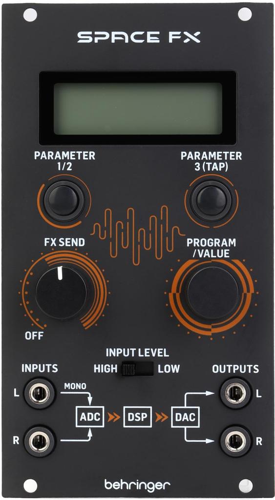 Модуль синтезатора Behringer Eurorack 24-битный цифровой модуль SPACE ...