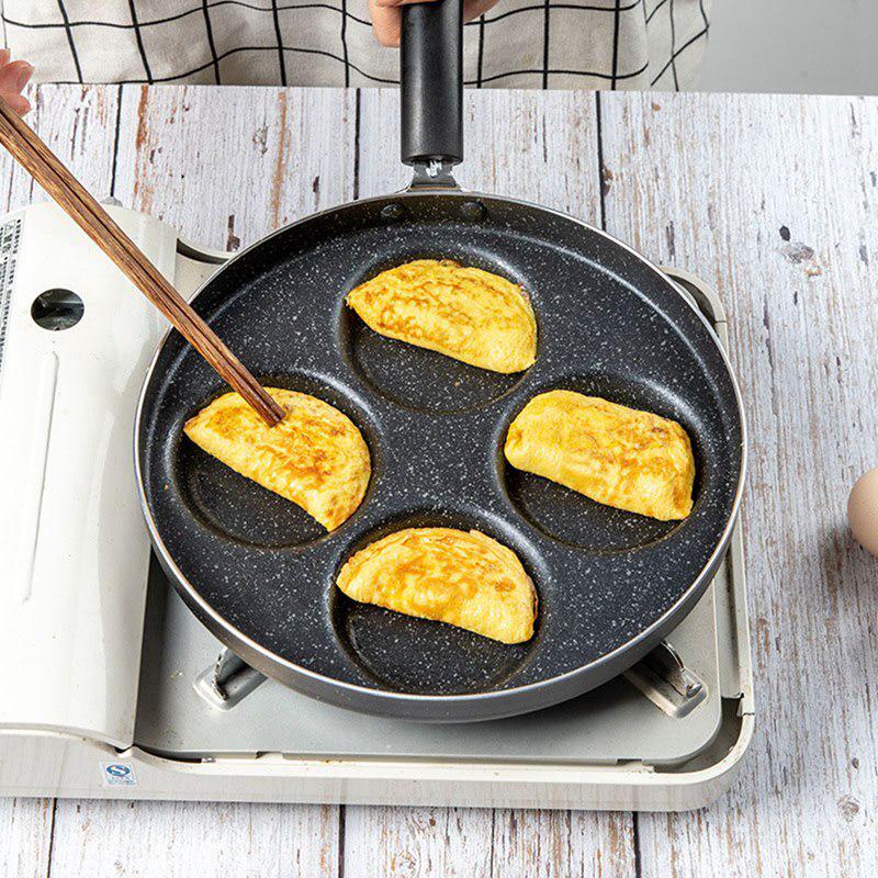 Buy Maifanitum Four-hole Omelette Pan Portable Household Mini Omelette ...