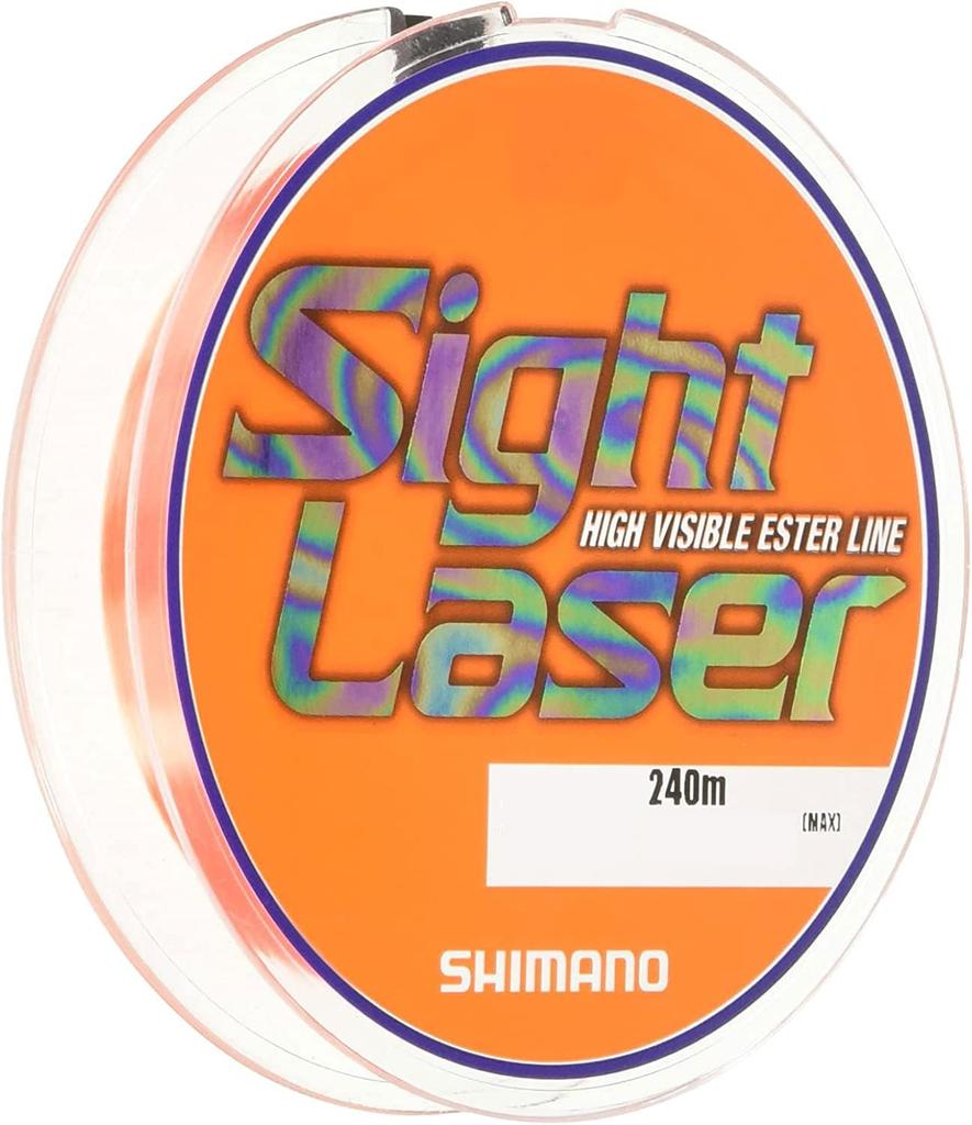 SHIMANO Line Sight Laser EX Ester 240m Sight Orange Fishing Line No. 0. ...