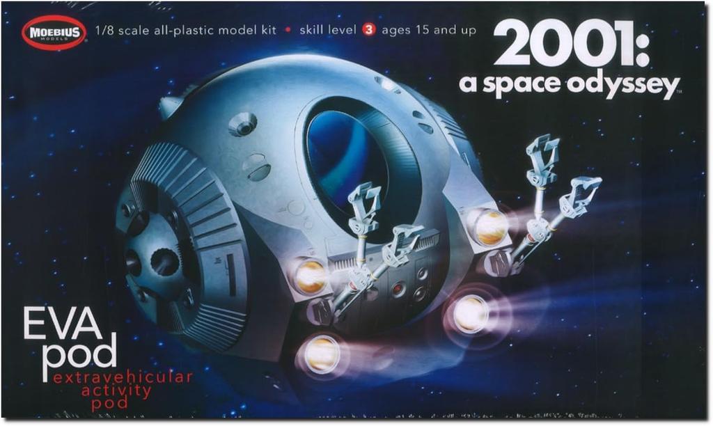 Platts Mobius Model A Space Odyssey Space Pod Scale Пластиковая модель ...